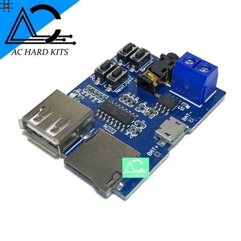 Mp3 Lossless Decoding Board Tf Card U Disk Module โมดูลเล่นเพลง Mp3 Achardkits