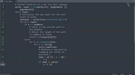 Leetcode 127 Word Ladder In Python Python Leetcode Python Coding