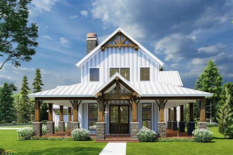 Plan 70718mk Rustic Home Plan With Wraparound Porch And 2 Story Great