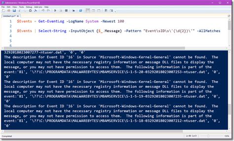 Powershell Regex Holdenmama