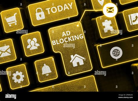 Inspiration Showing Sign Ad Blocking Concept Meaning Program That Will Remove Different Kinds