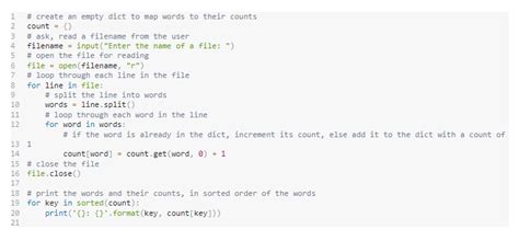 Solved 86 Lab Modify Dictionary To Count Words A Useful