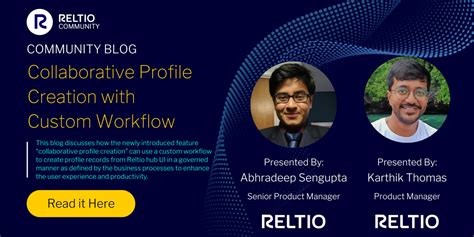 collaborative profile creation with custom workflow