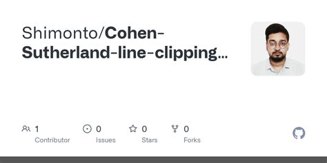Github Shimontocohen Sutherland Line Clipping Algorithm