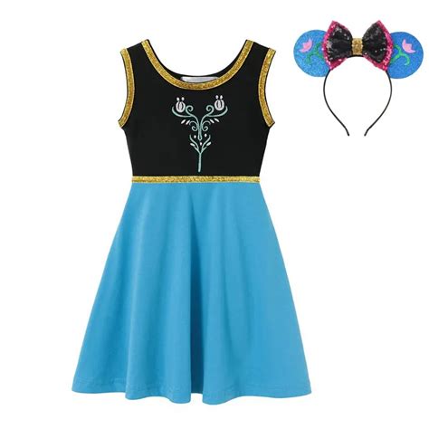 Нарядное платье принцессы для девочек праздничный костюм на Хеллоуин Микки Минни Маус Белоснежка