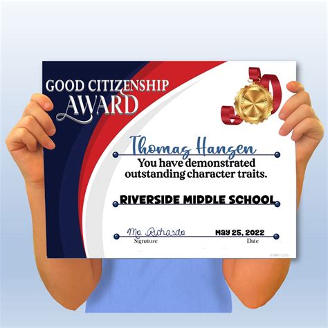Citizenship Certificate Powerpoint Certificates School Certificates