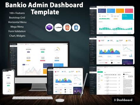Bankio Bootstrap 4 Admin Dashboard WebApp Templates Dashboard Template Web App Templates