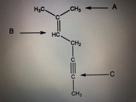 Solved H3C CH3 А В HC CH2 С с CH3 Chegg com