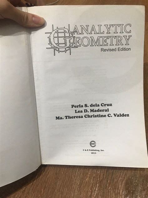 Analytic Geometry Textbook Hobbies And Toys Books And Magazines Textbooks On Carousell
