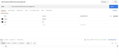 Node Js Postman Unable To Send Request Body To Express Application