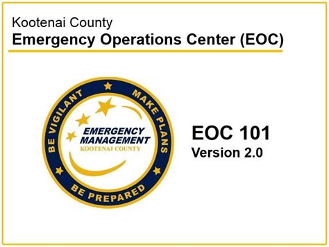 Eoc 101 E Learning Training Kootenai County Sheriff Id