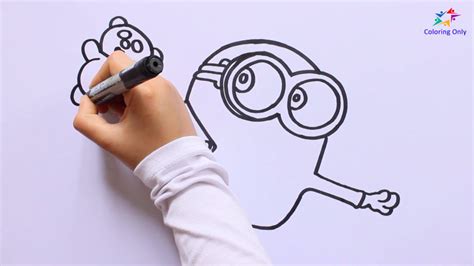 How To Draw Minion Bob With Teddy Step By Step Guide