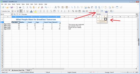 Guide LibreOffice Calc Part Adding Visual Appeal Freezenet Ca