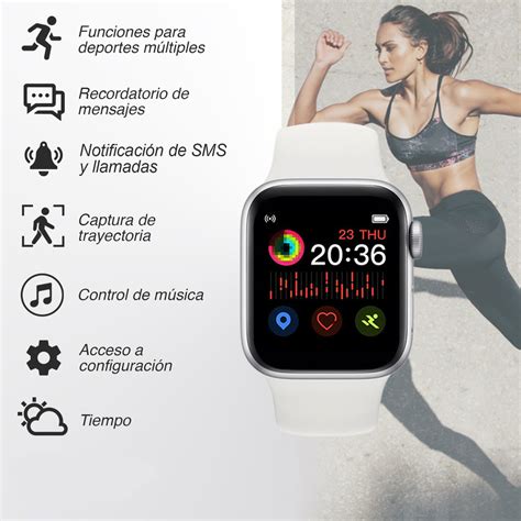 Atletis Smartwatch Reloj Inteligente T Blanco