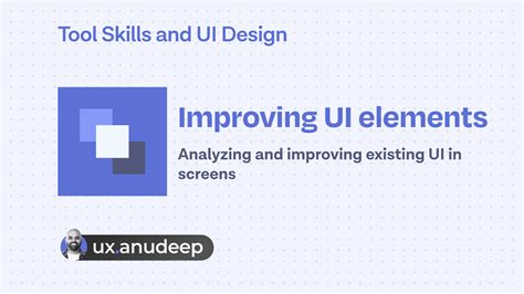 Improving The UI Elements Figma Improving The UI Elements Figma
