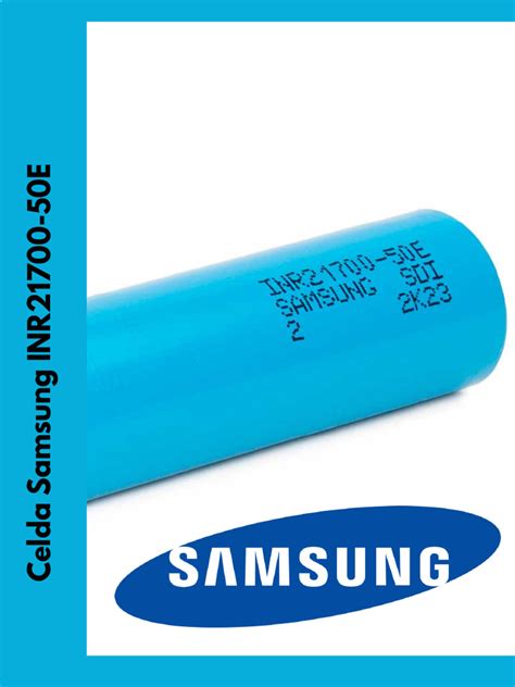 Ficha Tecnica Samsung Inr21700 50e Hdibattery | PDF | Tecnología e ...