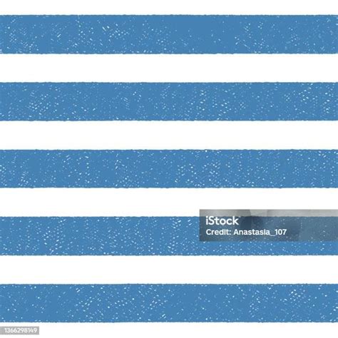 잉크 질감의 파란색 줄무늬가있는 매끄러운 패턴 흰색 배경에 손으로 그린 텔냐쉬카가 있는 벡터 패턴 해양 개념에 대한