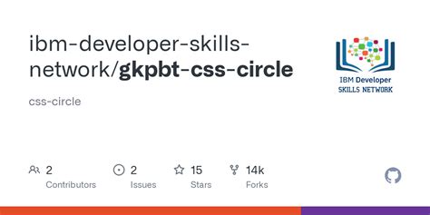 Pull Requests · Ibm Developer Skills Networkgkpbt Css Circle · Github