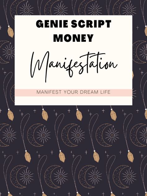 Genie Script Money Pdf Dream Thought