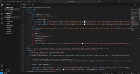 Webdevelopment Html Css Frontend Innomatics Learning Bhagavathi