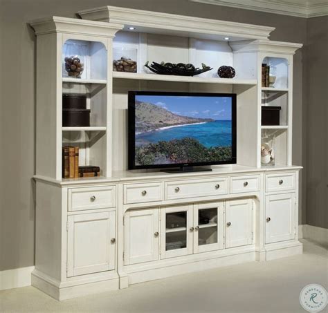 Virginia White Entertainment Center For Tvs Up To 65 Entertainment
