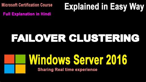 How To Configure Failover Clustering Failover Clustering Tutorial In