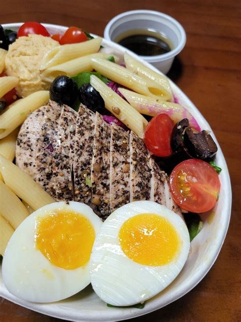 💯펜네 페퍼콘치킨 샐러드💯 뉴스트림