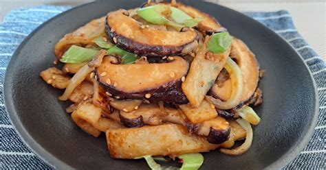 표고버섯 어묵볶음