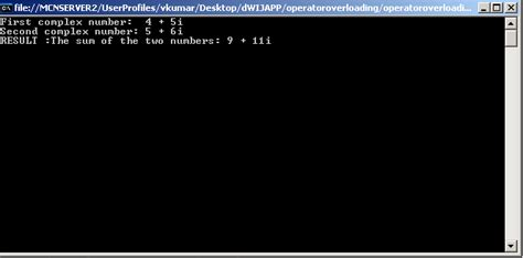 Operator Overloading In C