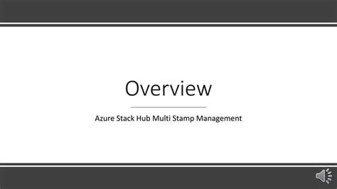 Manage And Operate Azure Stack Hub Stamps At Scale Ppt