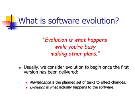 Ppt Understanding Software Evolution Powerpoint Presentation Free Download Id 297513