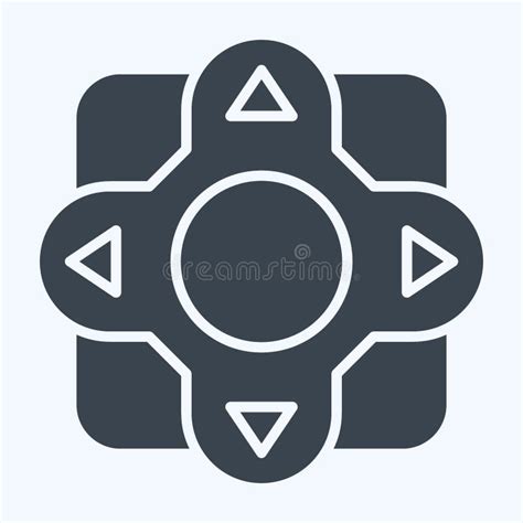 Icon Remote Control Related To Air Conditioning Symbol Glyph Style