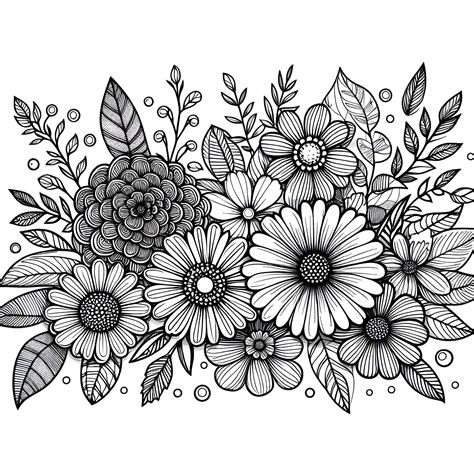 Las Flores Para Colorear Son Las Mejores Páginas Para Colorear Para