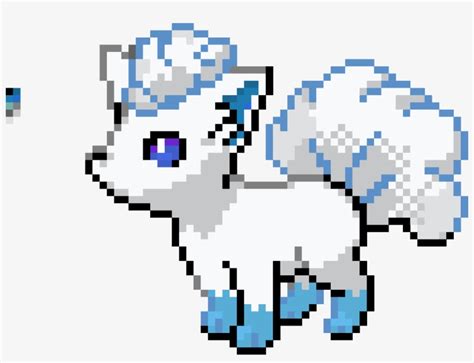 Alolan Vulpix Pixel Art Pokemon Alolan Vulpix Sprite 1302853 Hd Wallpaper And Backgrounds