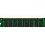 Image Of DDR Computer Memory Module Free SVG