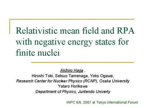 Relativistic Mean Field And Rpa With Negative Energy