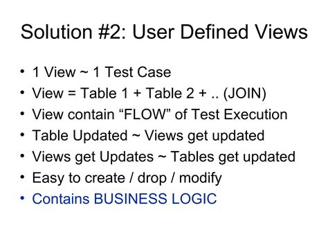Software Testing Application And Script Independent Automation Framework The Need For Data