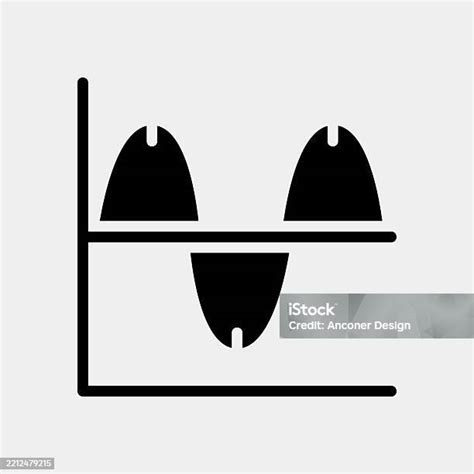 모든 프로젝트에 대한 솔리드 스타일의 웨이브 차트 아이콘의 벡터 일러스트 레이 션 0명에 대한 스톡 벡터 아트 및 기타 이미지 0명 고체 곡선 Istock
