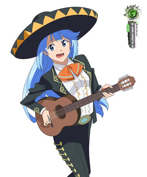 Konosubaaqua Ultra Fun Mariachii Hd Vector Ors Anime Renders