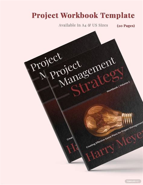 Project Workbook Template In Indesign Word Publisher Pages Download