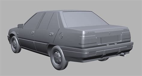 Mitsubishi Lancer C12 1988 3d Model Cgtrader