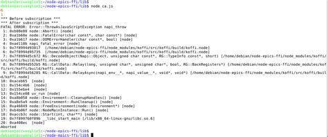 [koffi] fatal error error throwasjavascriptexception napi throw · issue 42 · koromix koffi