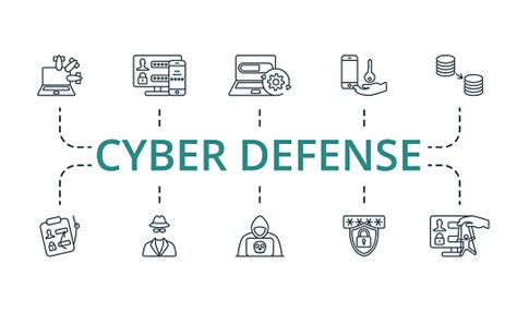 사이버 위협으로부터 디지털 정보를 보호하는 사이버 방어 전략 0명에 대한 스톡 벡터 아트 및 기타 이미지 0명 Cyber Security Awareness Month