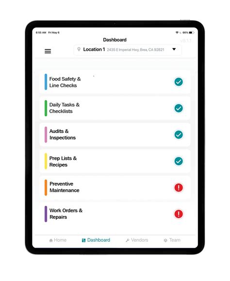 Facility Maintenance Software Preventive Maintenance Digital Checklist