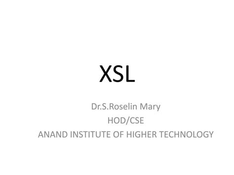 service oriented architecture unit 2 xsl ppt
