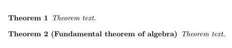 Environments Understanding Differences Between Newtheorem And
