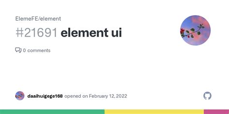 Element Ui Issue Elemefe Element Github