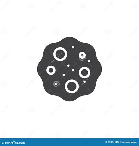 Asteroid Vector Silhouette Picture For Logo Or Pictogram Satellite