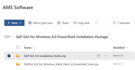 external it knowledge instructions for automatic powershell deployment of sap gui 8 0 patch 4