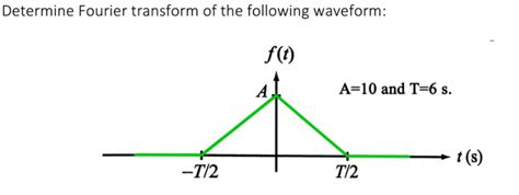 Solved Determine Fourier Transform Of The Following